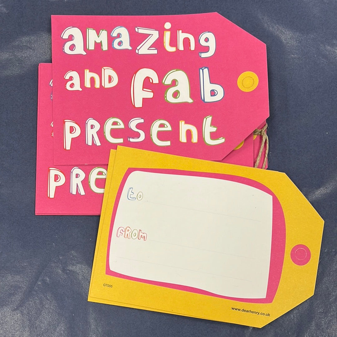 Giant Gift Tags -Amazing Present – No 96 Home and Gifts
