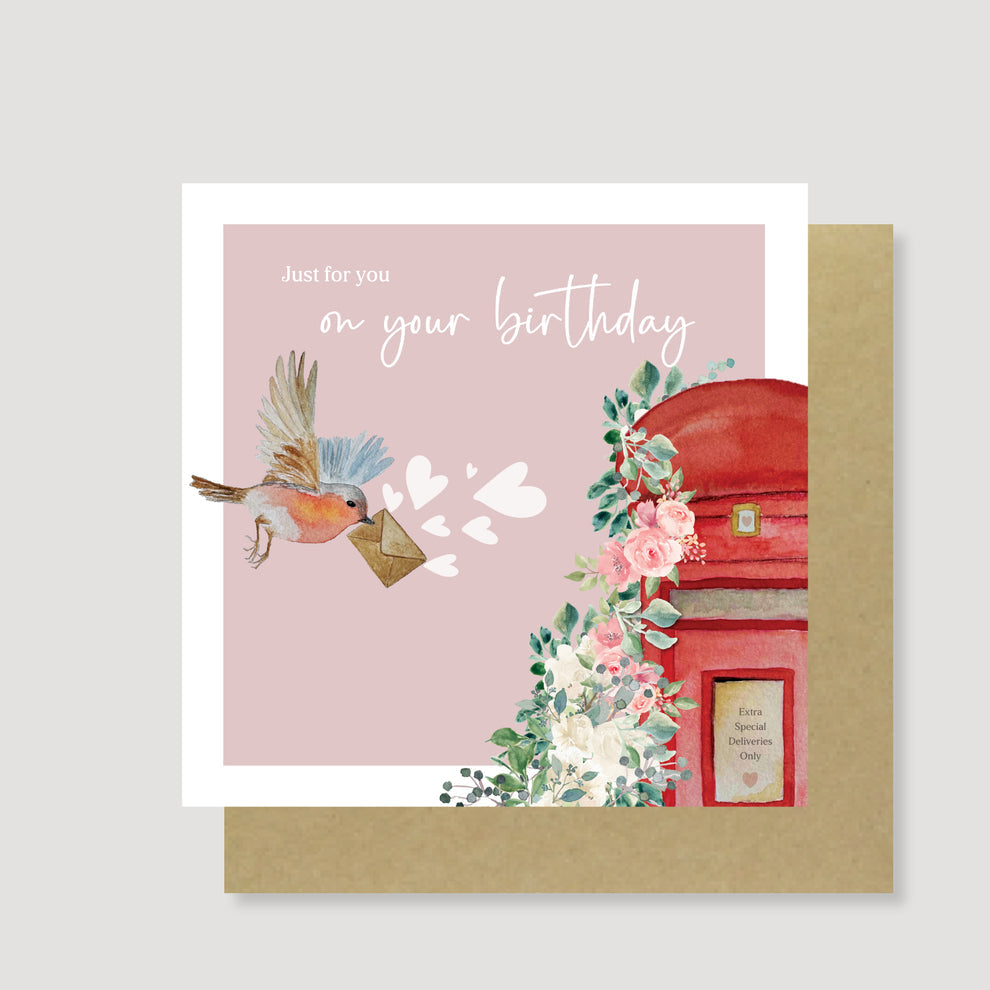 Post Box Birthday Card – No 96 Home and Gifts