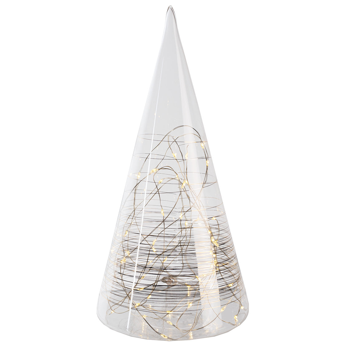 LED Glass Fir Tree - Lines – No 96 Home and Gifts