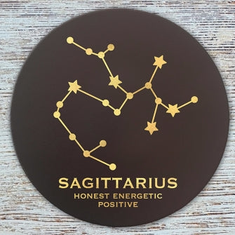 Star Sign Leather Coasters – No 96 Home and Gifts